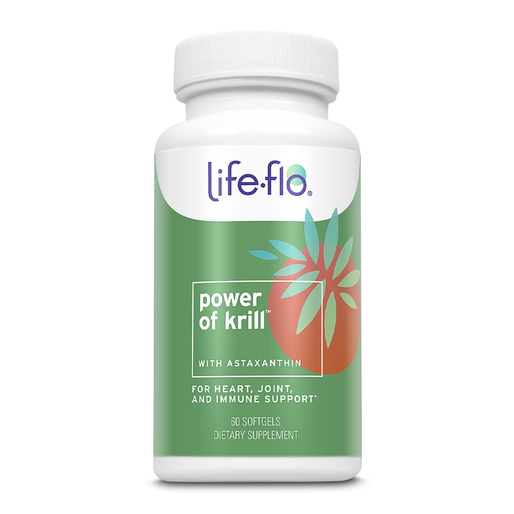LIFE-FLO krill oil softgels benefits