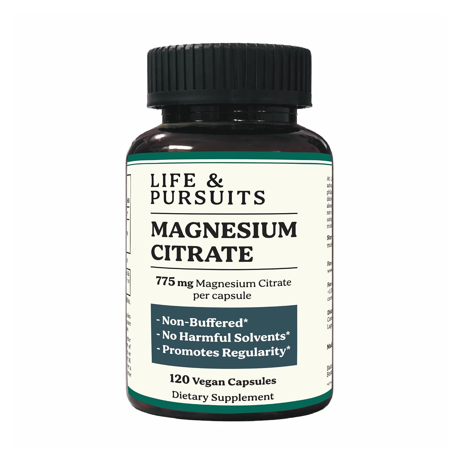 Life & Pursuits magnesium citrate capsules