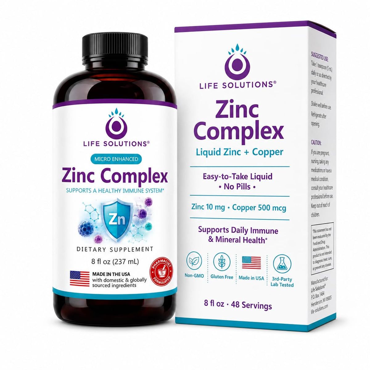 Life Solutions Liquid Zinc supplement