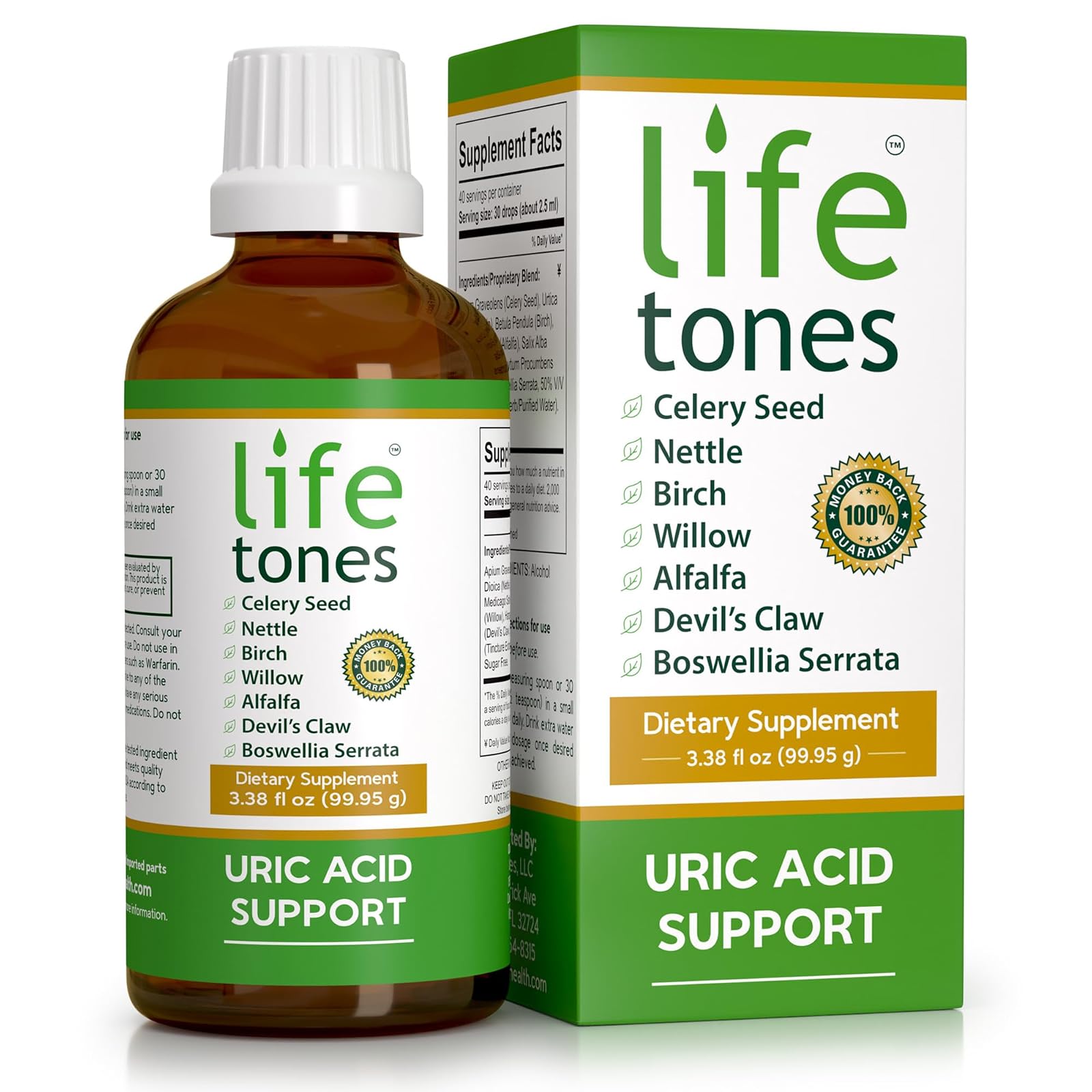 Life Tones uric acid support tincture