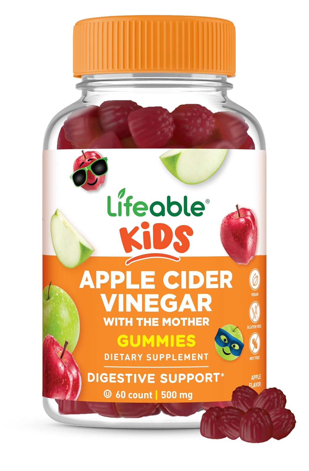 Lifeable apple cider vinegar gummies