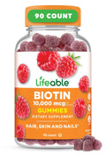 Lifeable biotin gummies for healthy hair