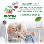 Lifeable biotin gummies support skin health