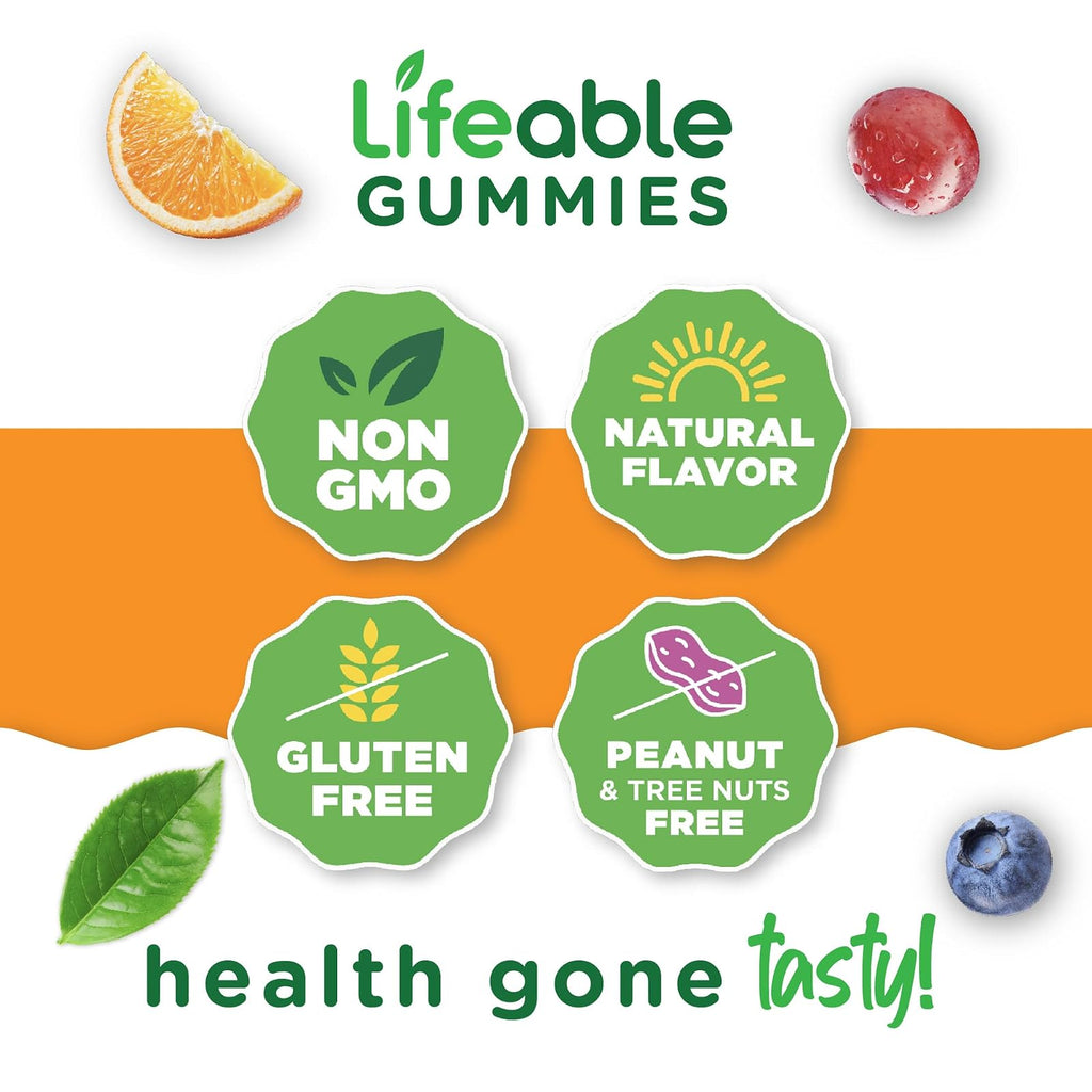 Lifeable calcium citrate gummies for immune support