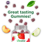 Lifeable calcium gummies for healthy muscle function