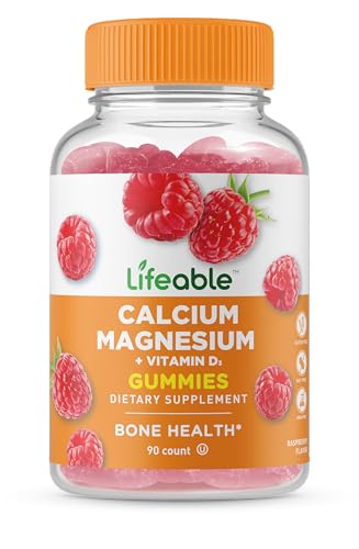 Lifeable calcium magnesium gummies for strong bones