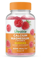 Lifeable calcium magnesium gummies for strong bones