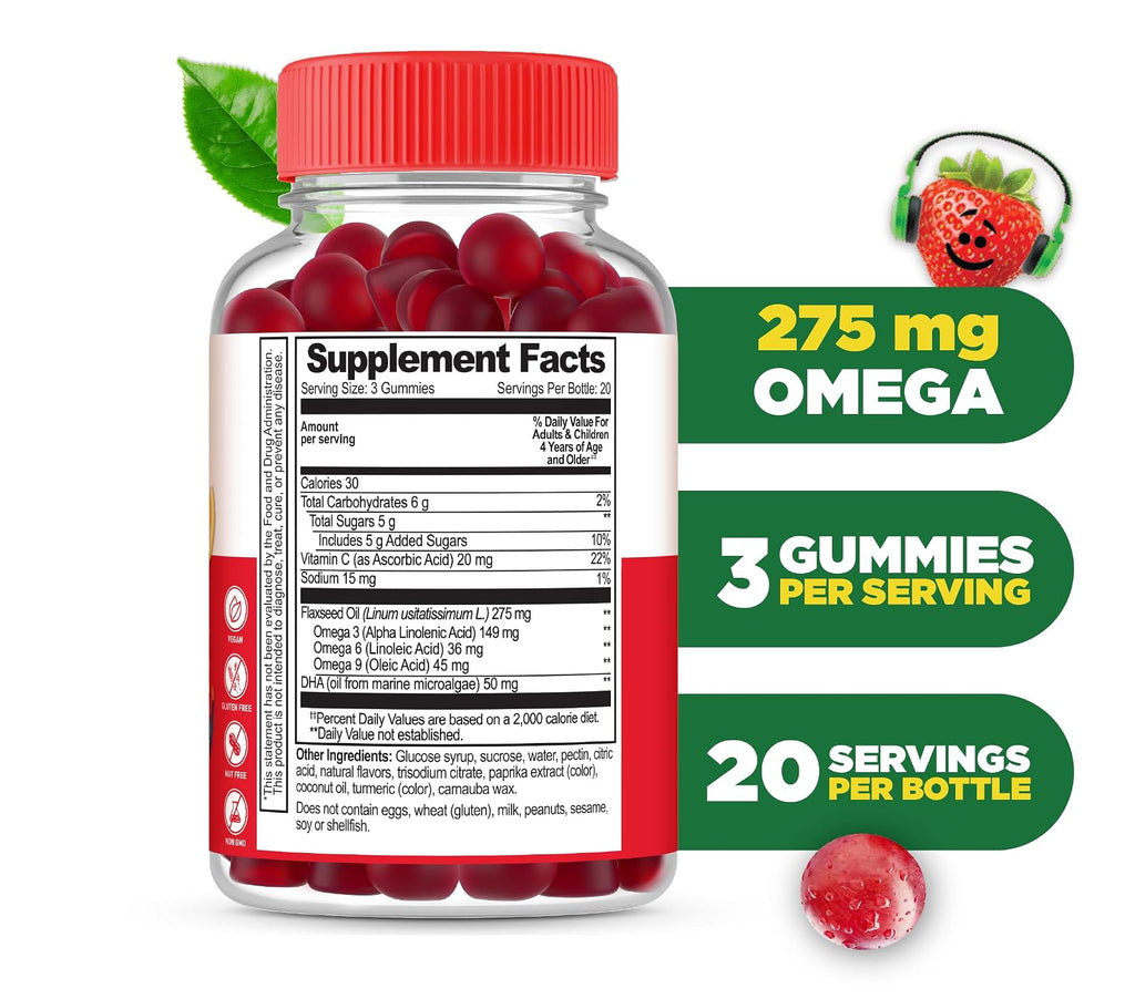 Lifeable DHA gummies for children