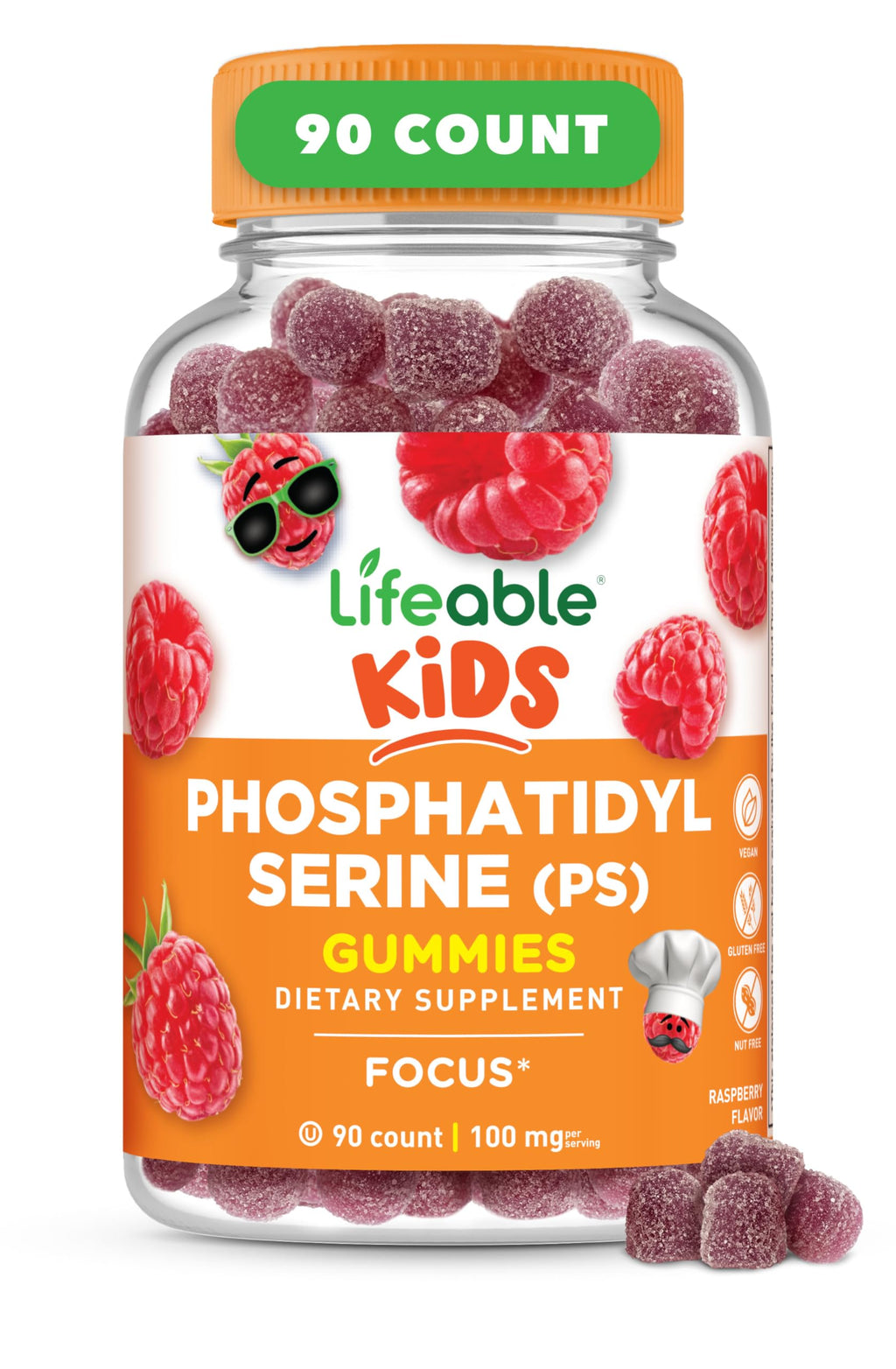 Lifeable focus gummies for kids