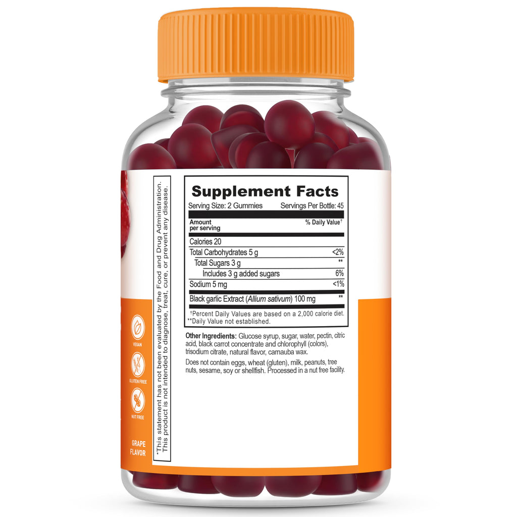Lifeable garlic supplement gummies