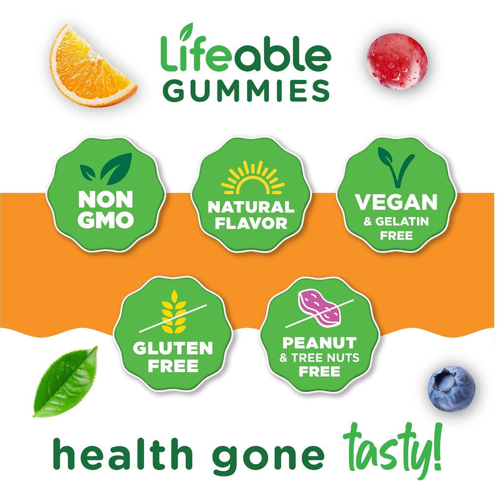 Lifeable gummies for daily eye care