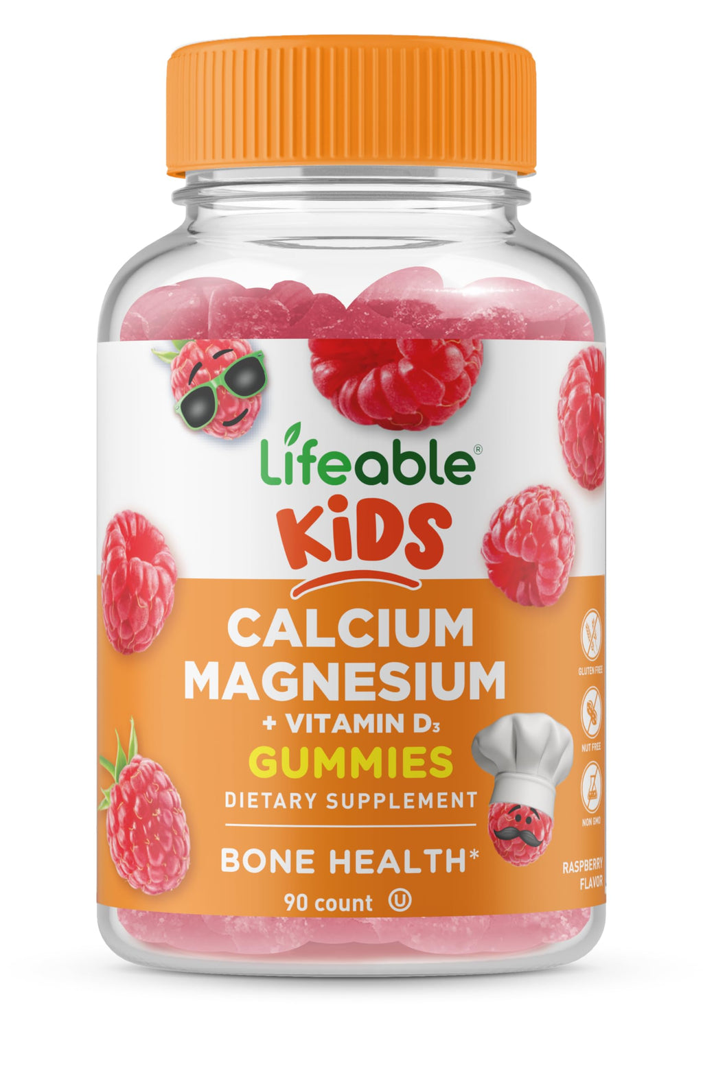 Lifeable Kids calcium gummies for strong bones