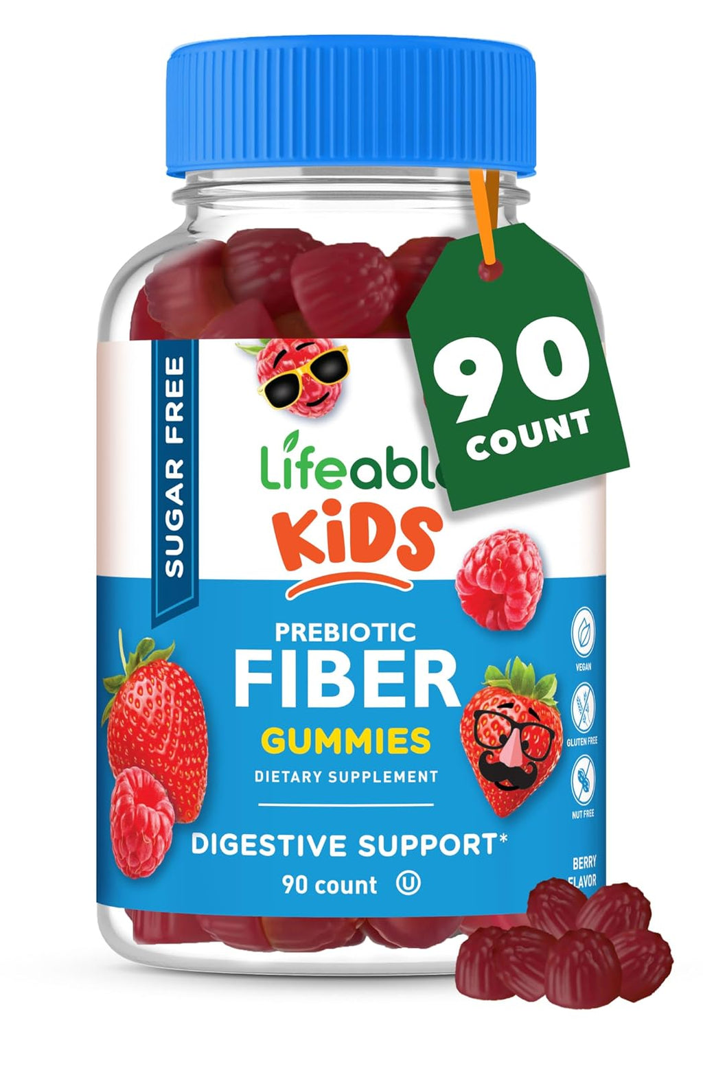 lifeable kids gummies for digestive health