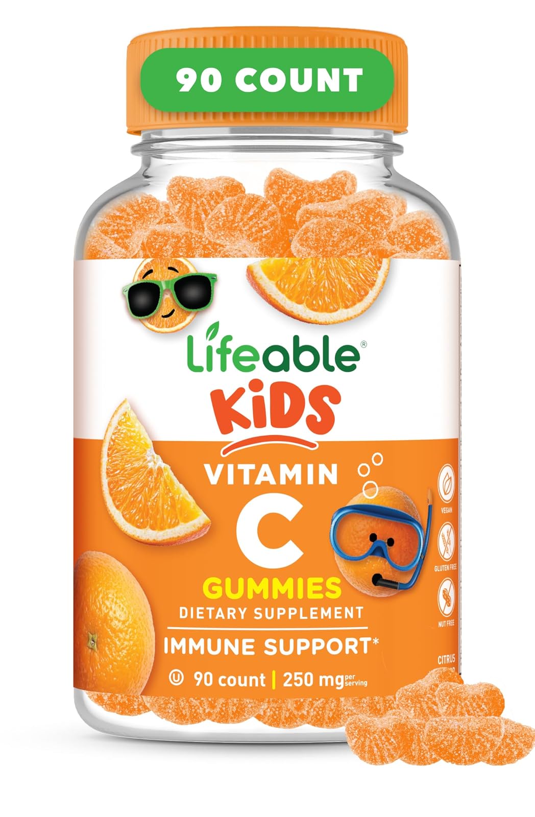 Lifeable Kids Vitamin C gummies for immunity