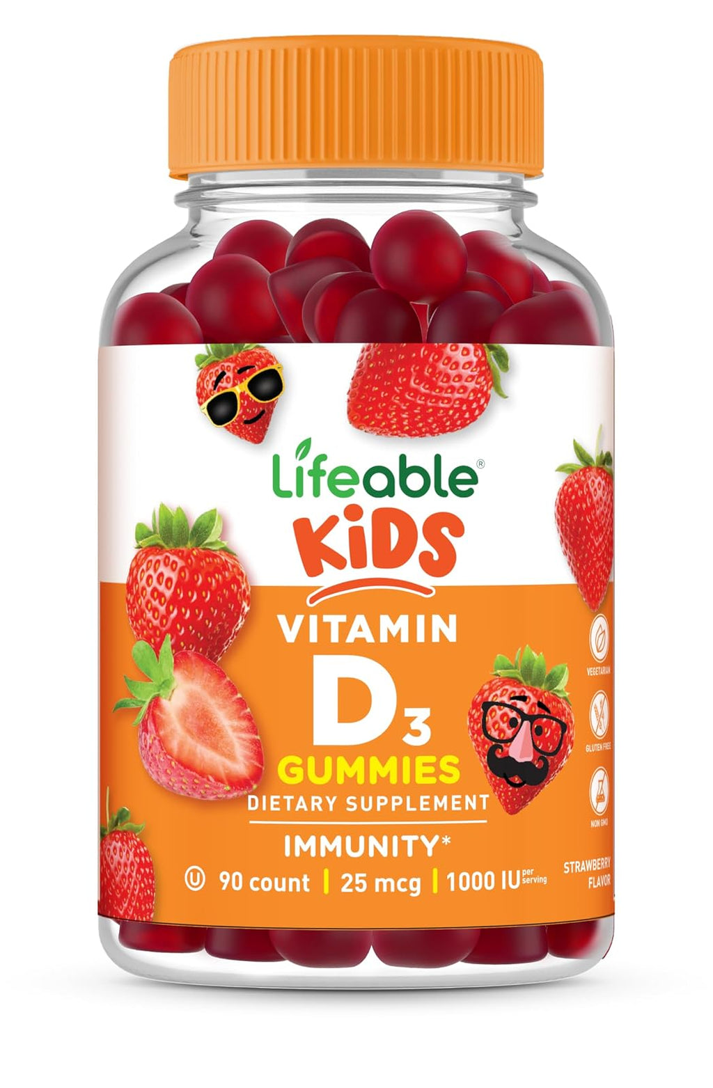 Lifeable Kids Vitamin D3 gummies