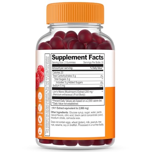 Lifeable Lion's Mane gummies for wellness