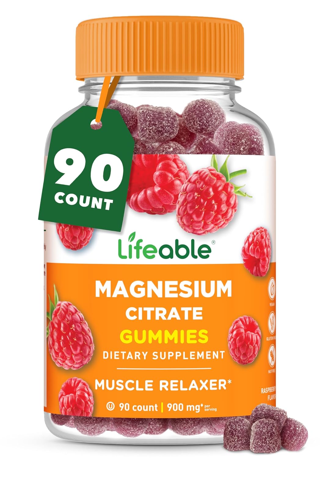 Lifeable magnesium citrate gummies for relaxation