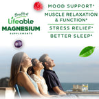 Lifeable magnesium gummies for muscle recovery