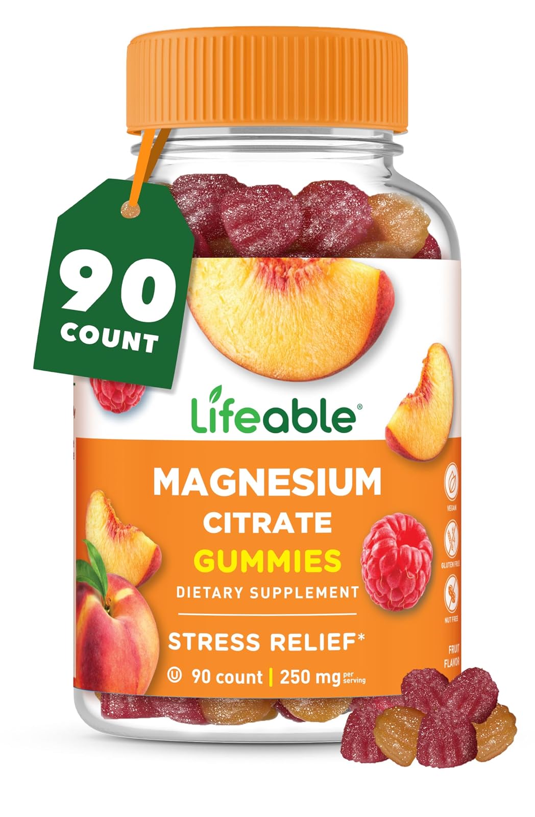 Lifeable magnesium gummies for relaxation