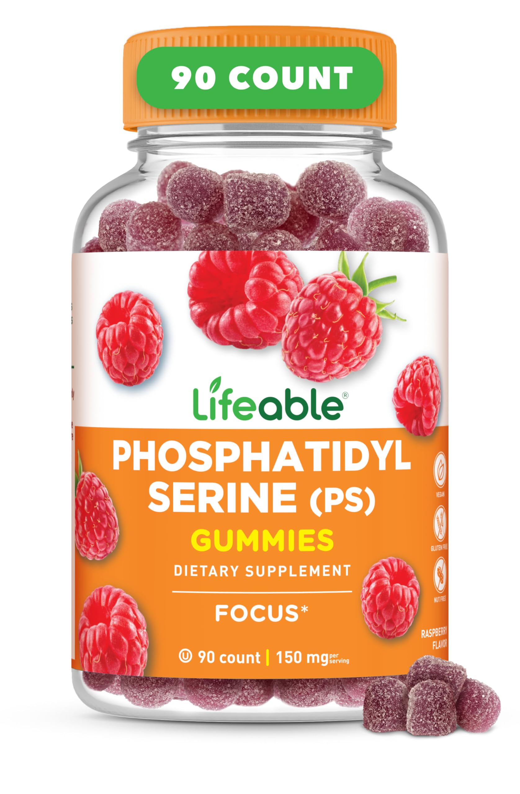 Lifeable phosphatidylserine gummies for memory