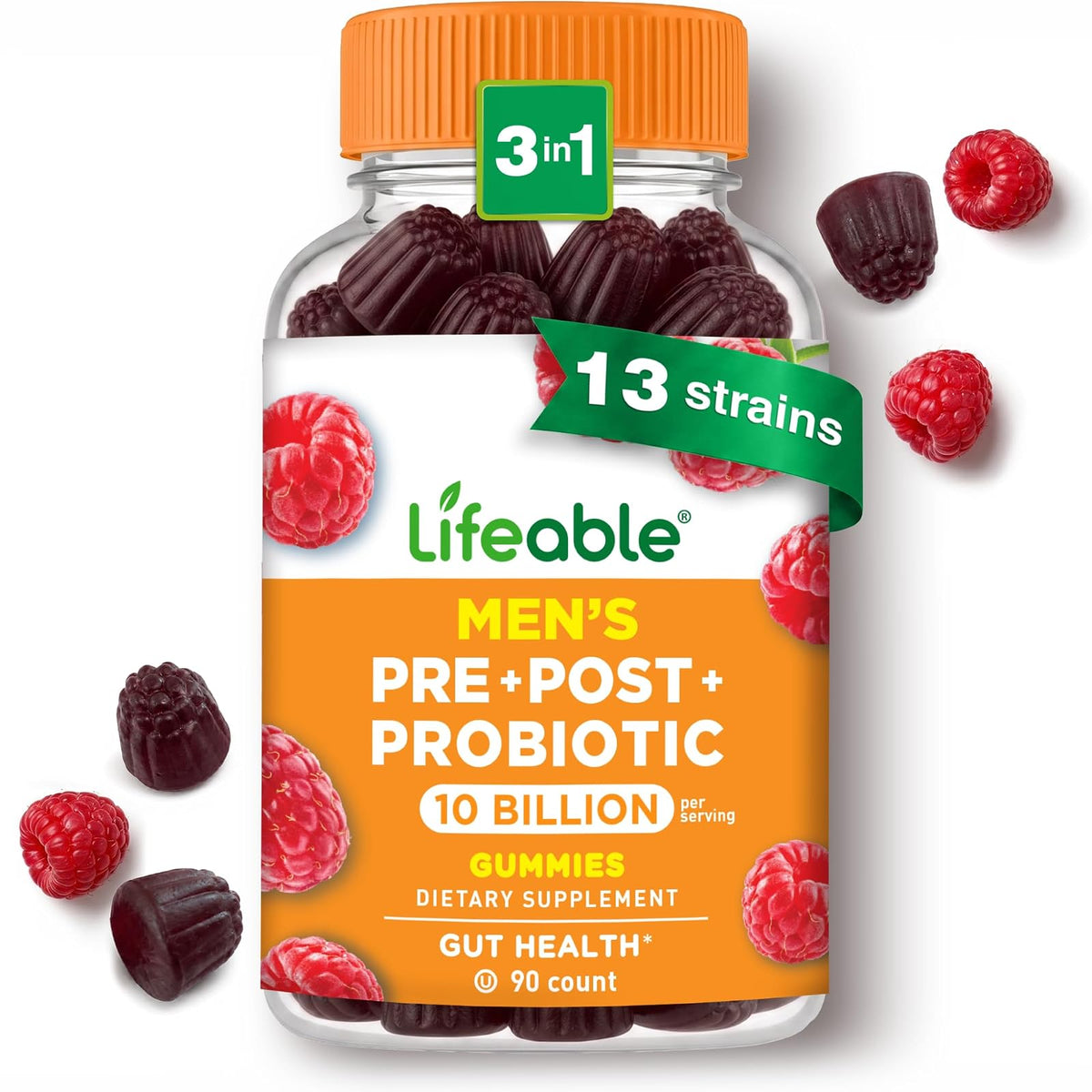 Lifeable probiotic gummies for digestion