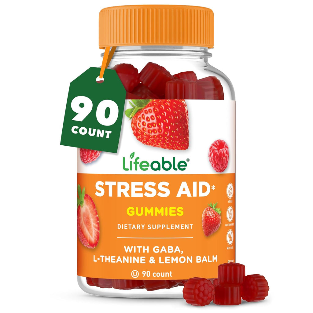 Lifeable stress aid gummies for adults