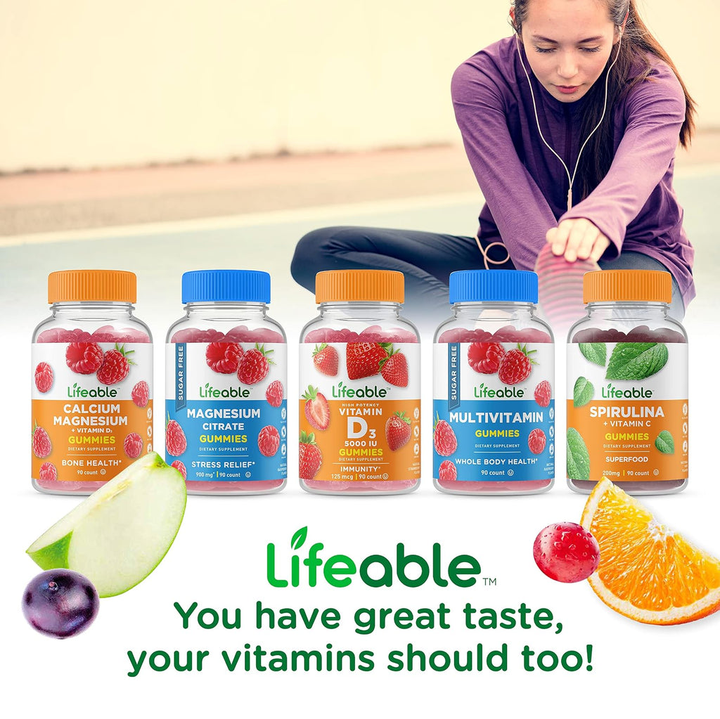 Lifeable turmeric gummies for digestion