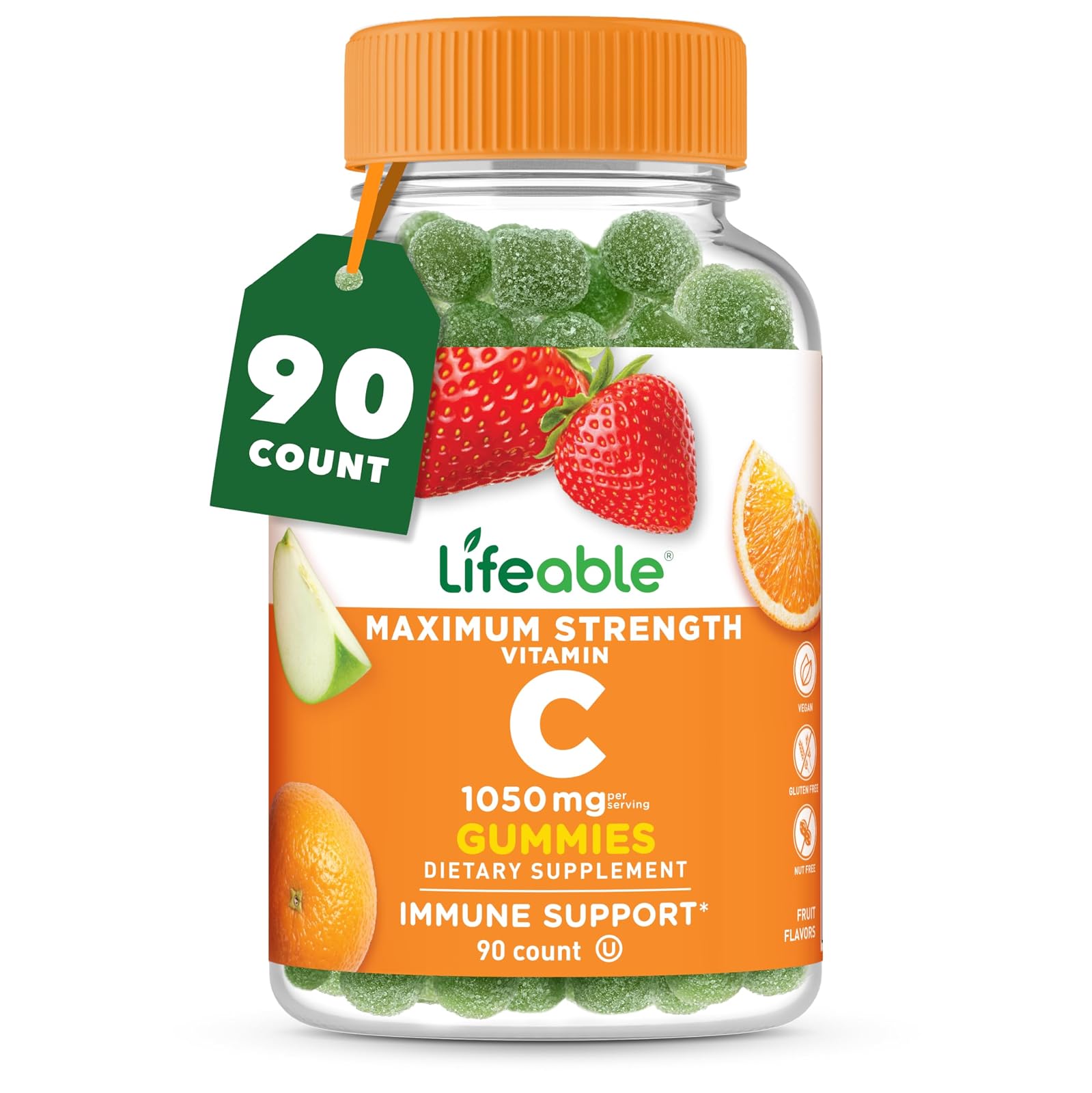 Lifeable vitamin C gummies for immunity