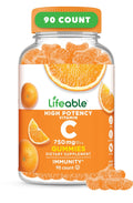 Lifeable vitamin C gummy supplements