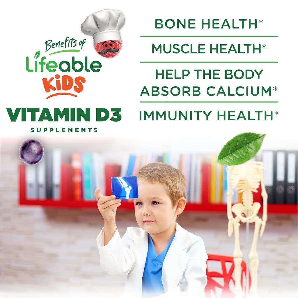 Lifeable vitamin D for bone health