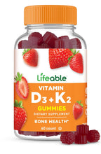 Lifeable vitamin D3 K2 gummies