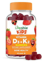 Lifeable vitamin D3 K2 gummies