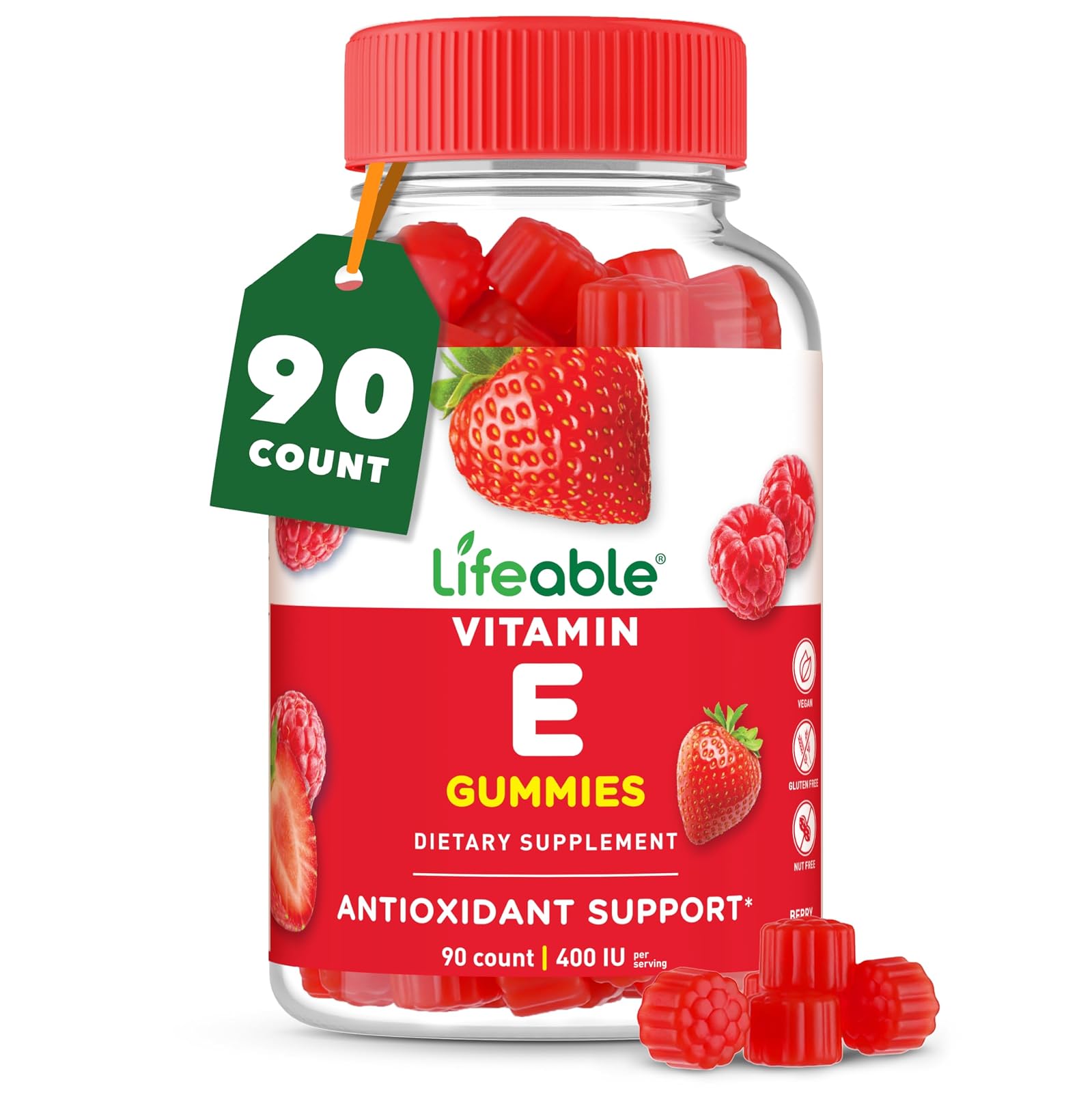 Lifeable vitamin e gummy supplements