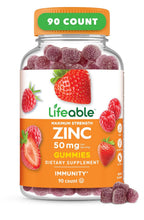 Lifeable zinc gummies for immunity