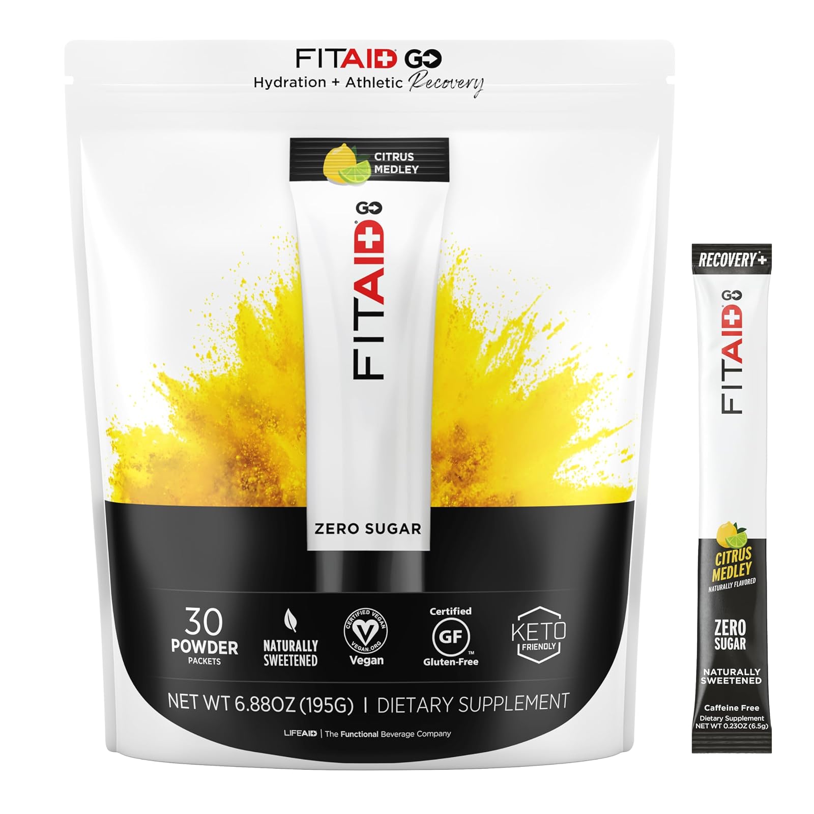 LIFEAID FITAID recovery drink mix