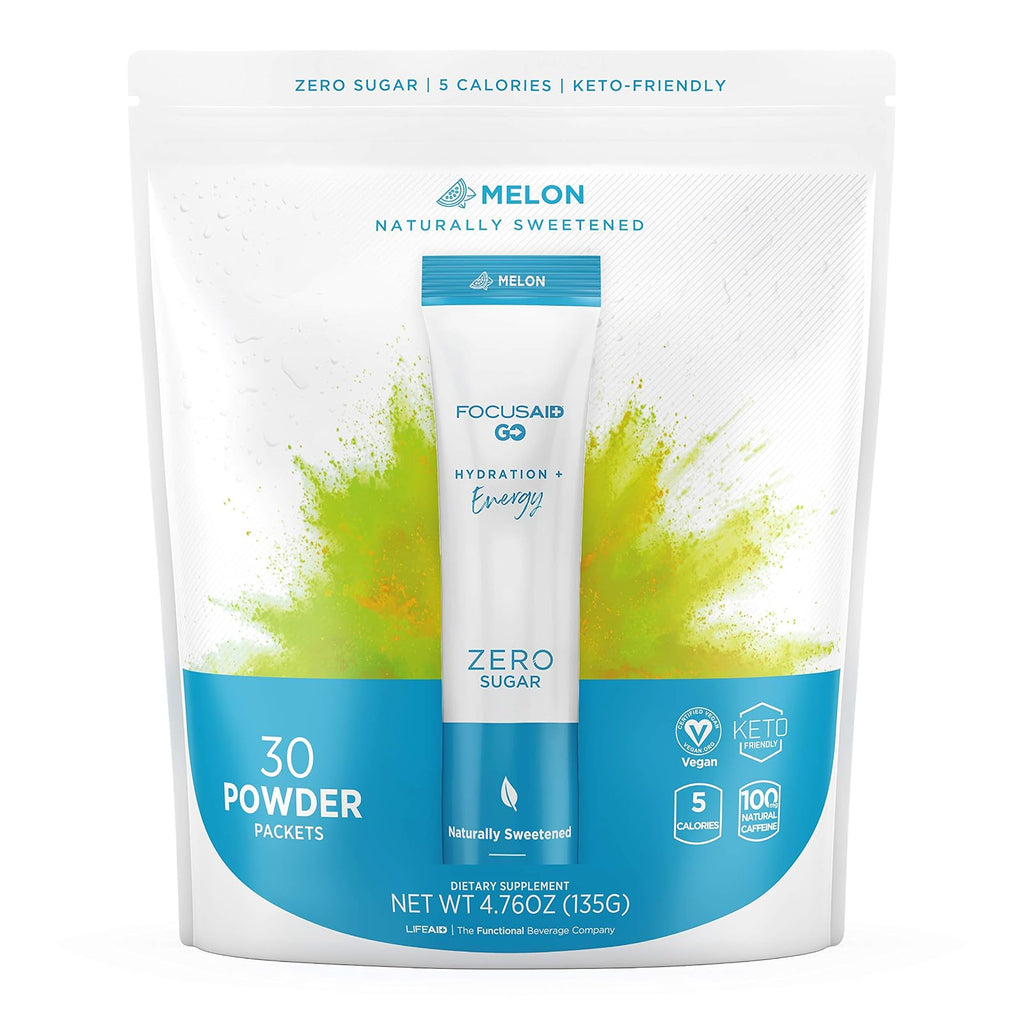 LIFEAID FOCUSAID energy powder packets