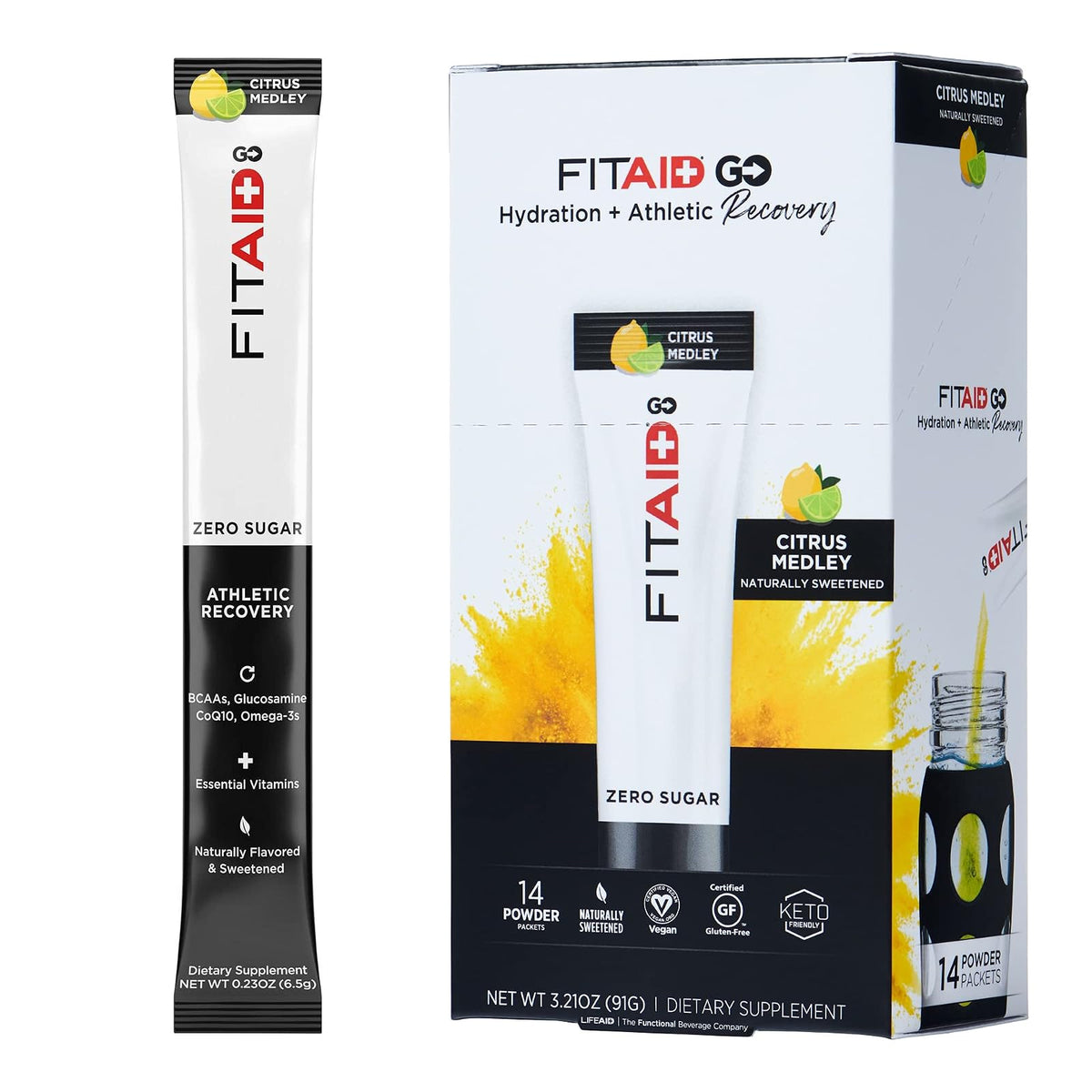 LIFEAID recovery packets for athletes