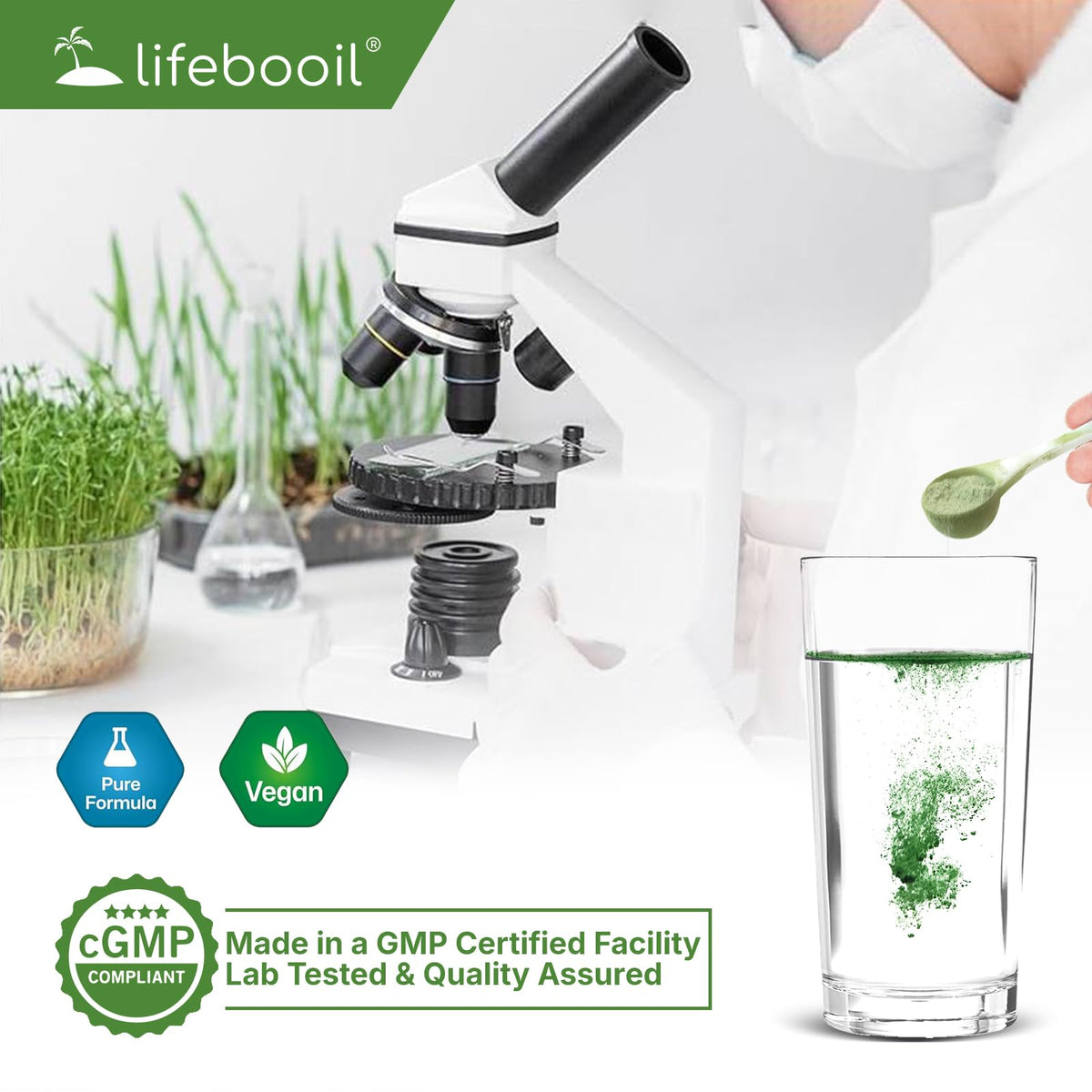 Lifebooil chlorophyll for vibrant skin