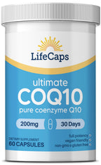 LifeCaps CoQ10 200 mg capsules