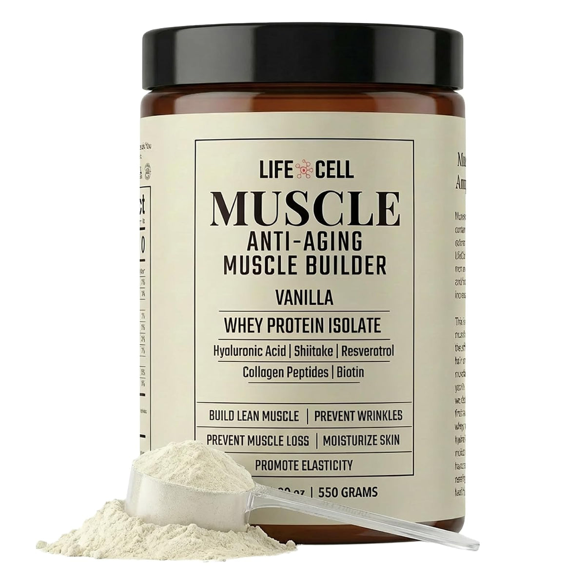 LifeCell whey protein vanilla flavour