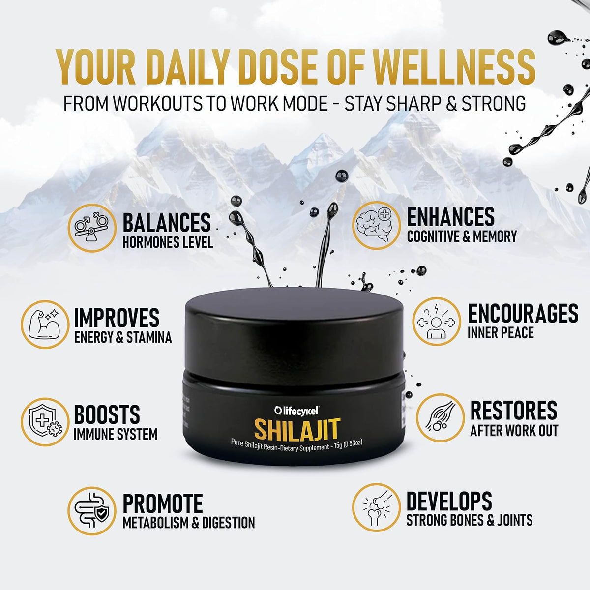 Lifecykel herbal Shilajit extract