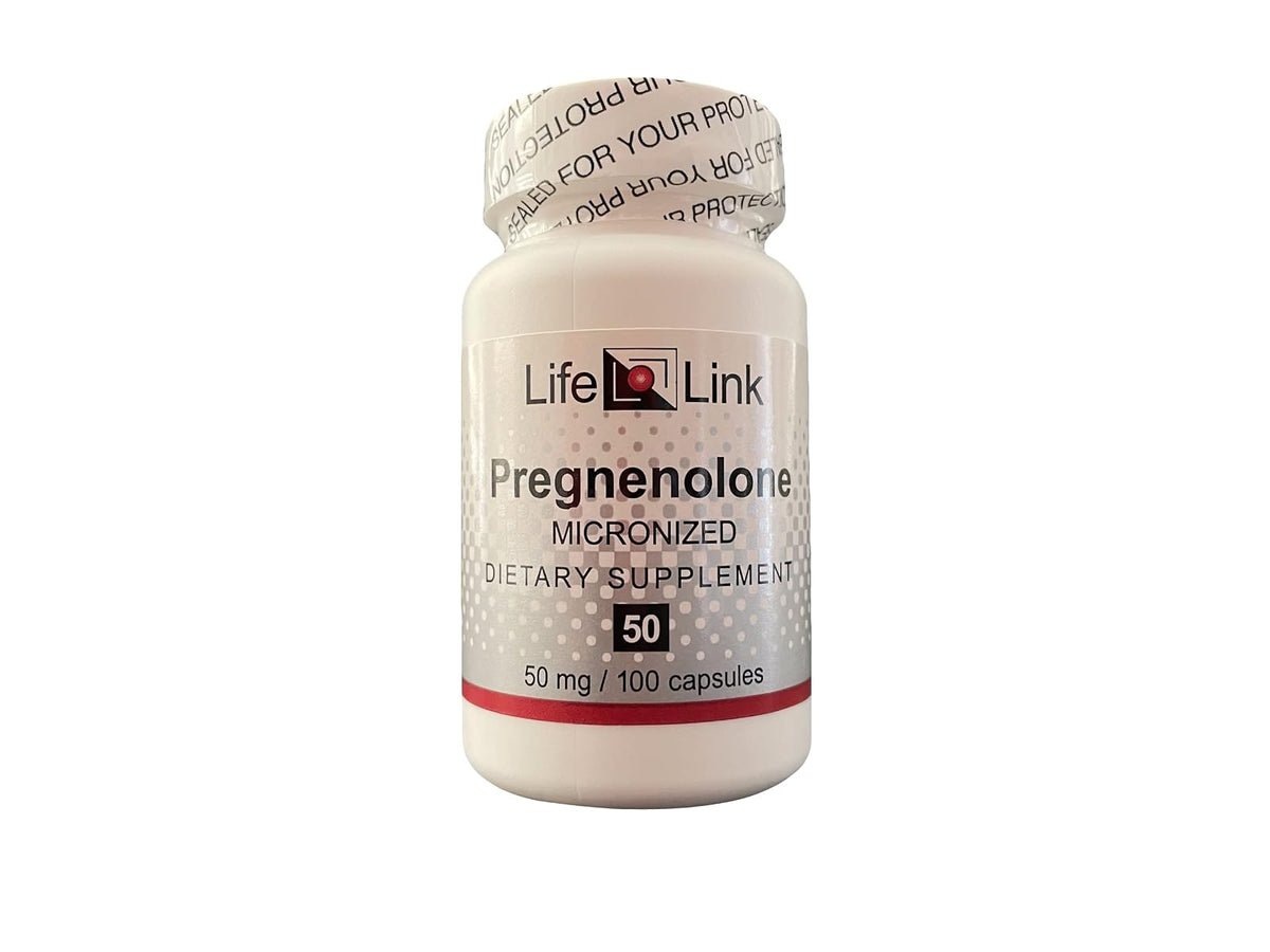 LifeLink Pregnenolone 50 mg capsules