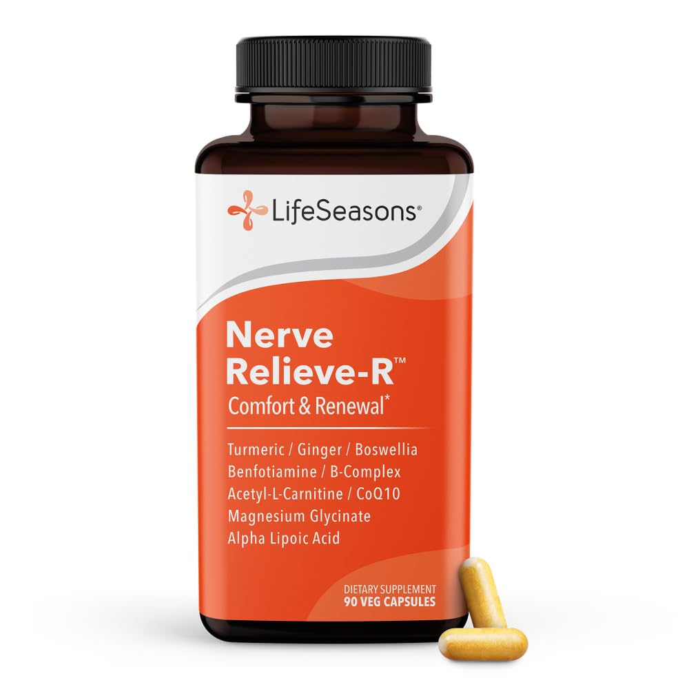 LifeSeasons Nerve Relieve-R capsules for nerve support