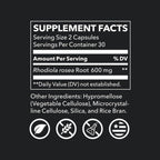 LifeSeasons rhodiola for enhanced mood