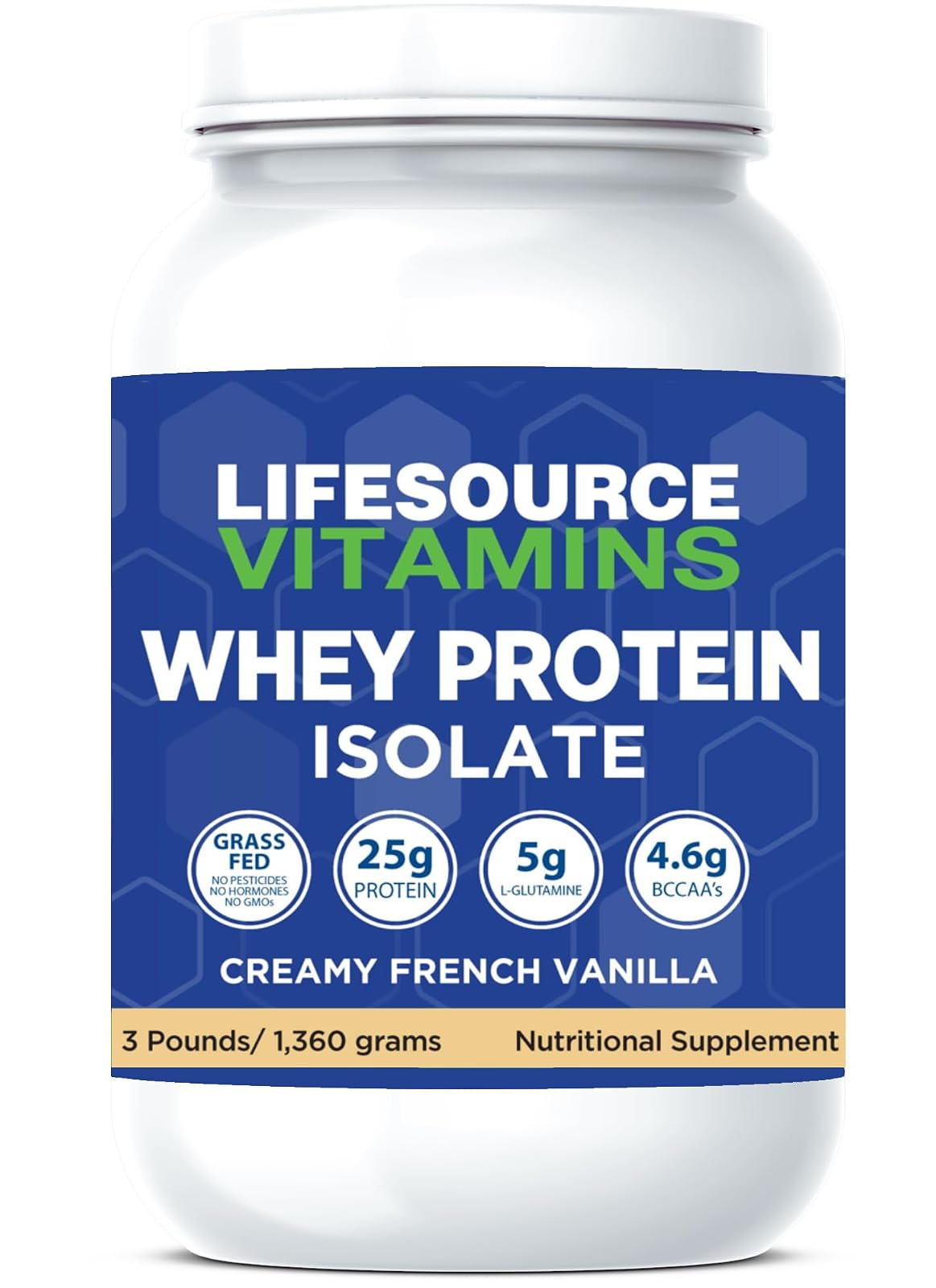 LifeSource Vitamins creamy whey protein isolate