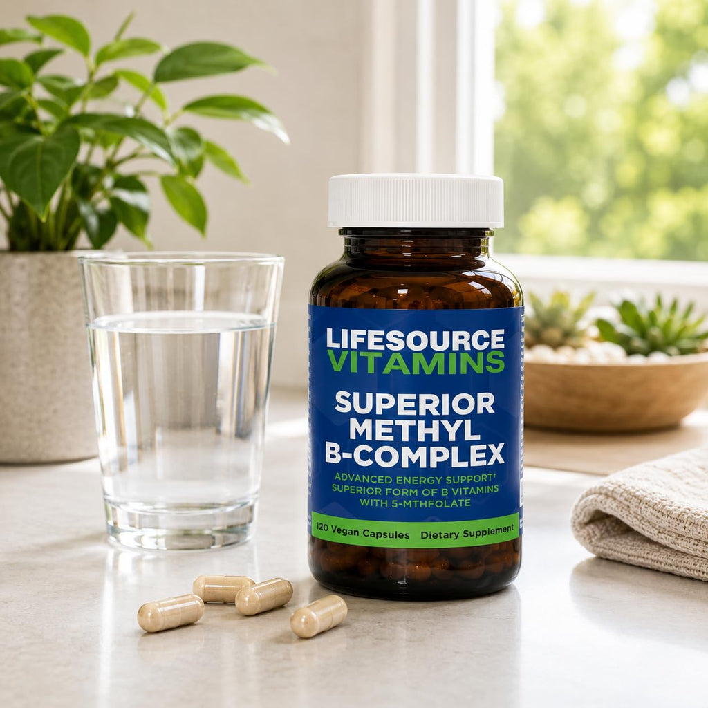 LifeSource Vitamins Methyl-B for stress relief