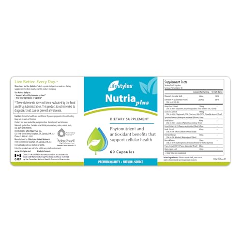 Lifestyles NutriaPlus energy enhancement