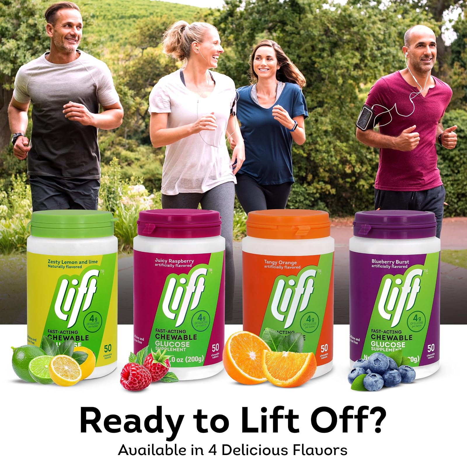 Lift fast-acting glucose tablets