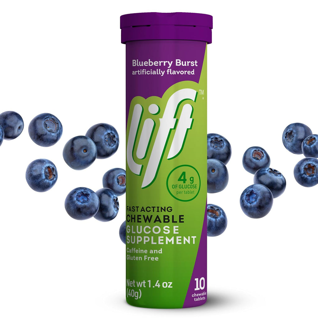 Lift glucose tablets blueberry flavor