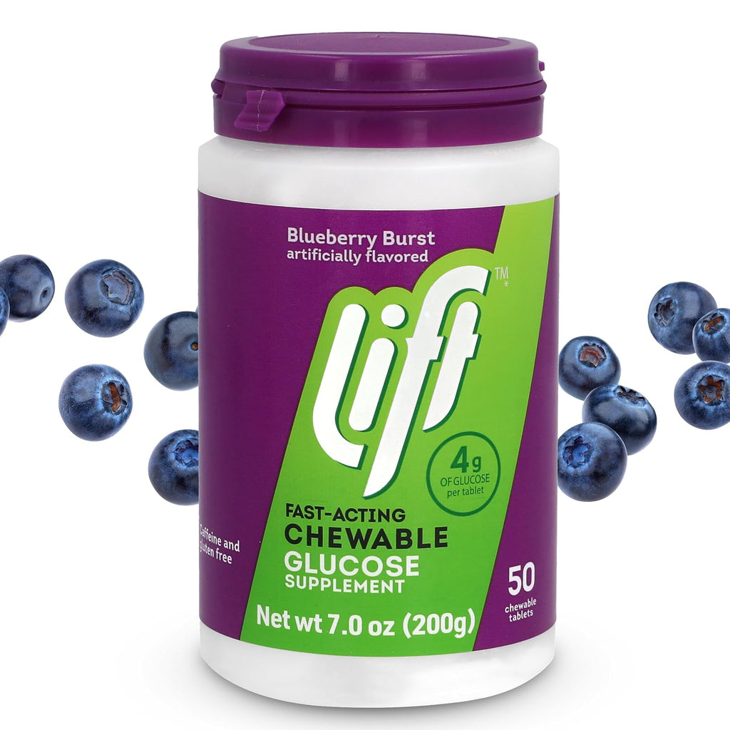 Lift glucose tablets blueberry flavour